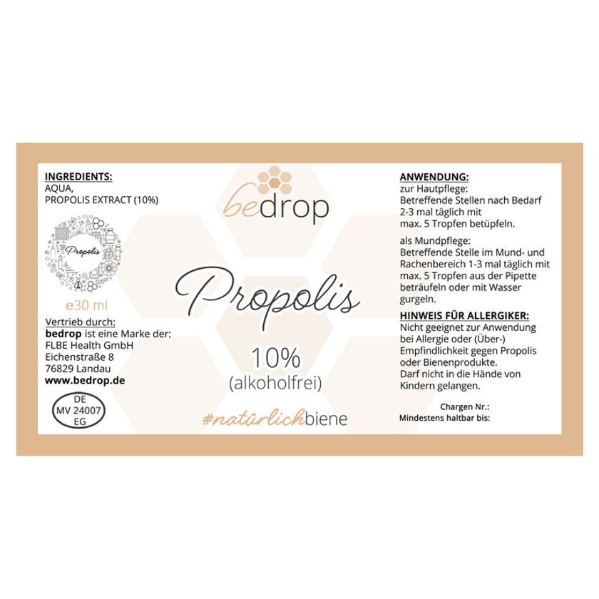 bedrop: Derma Set | Propolis Tinktur, Seife, Kapseln & Creme | Für ...