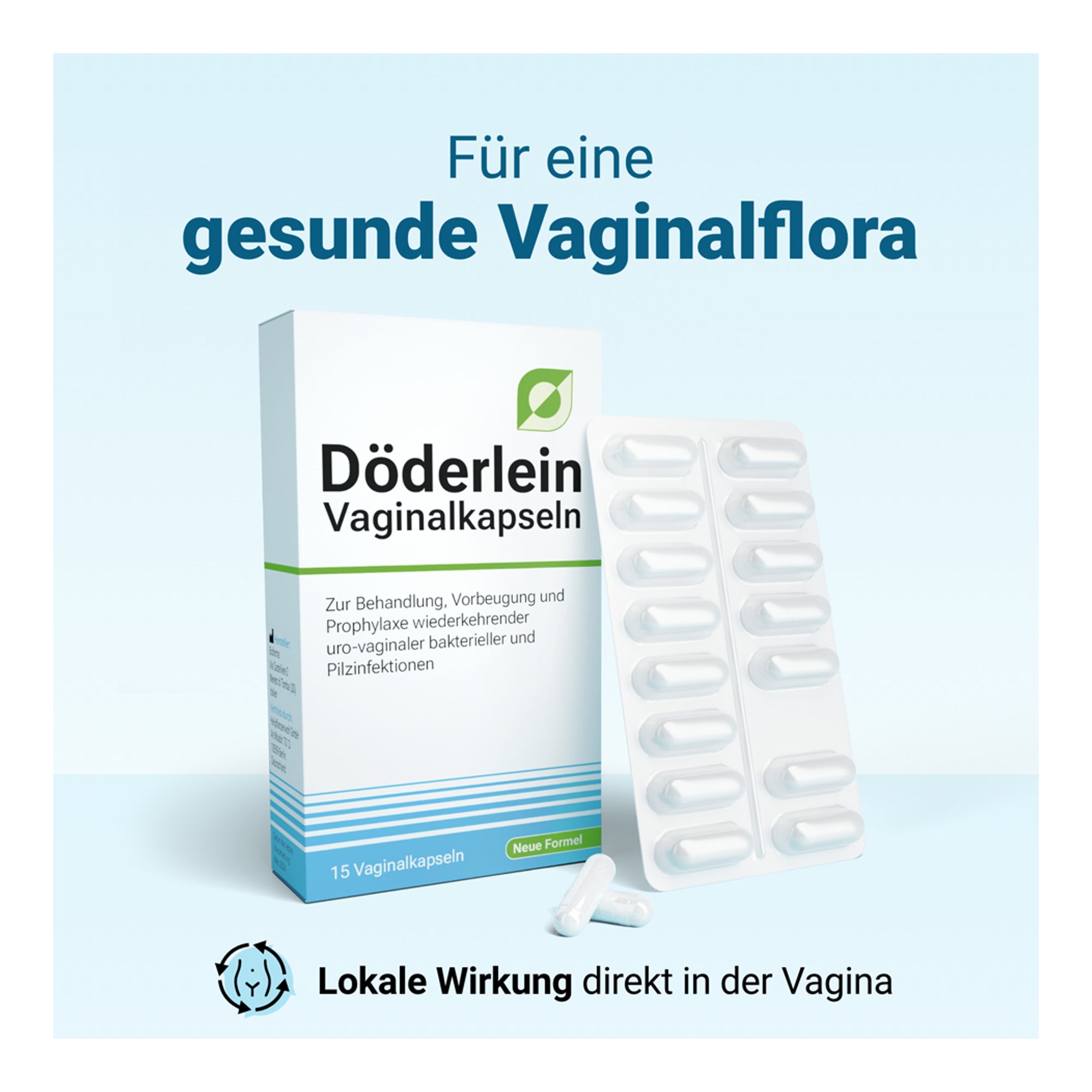 DÖDERLEIN Vaginalkapseln mit Milchsäurebakterien | medpex