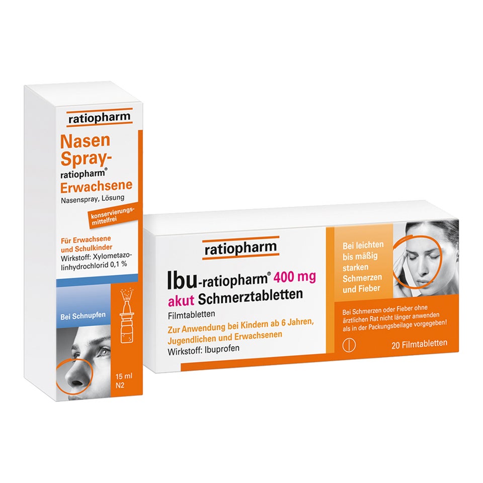 ratiopharm IBU 400 akut + Nasenspray Erw | medpex