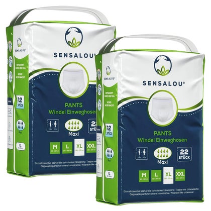 Sensalou Inkontinenz Windel Pants Maxi - Größe XL 2x22 St günstig ...
