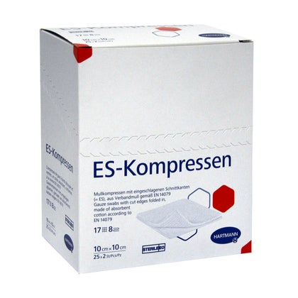 Es-kompressen Steril 10x10 cm 8fach 25X2 St günstig kaufen | medpex